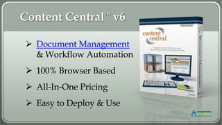 Ademero content central v6 - the simplified office starts here | PPT