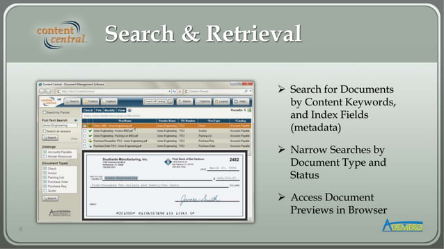 Ademero content central v6 - the simplified office starts here | PPT