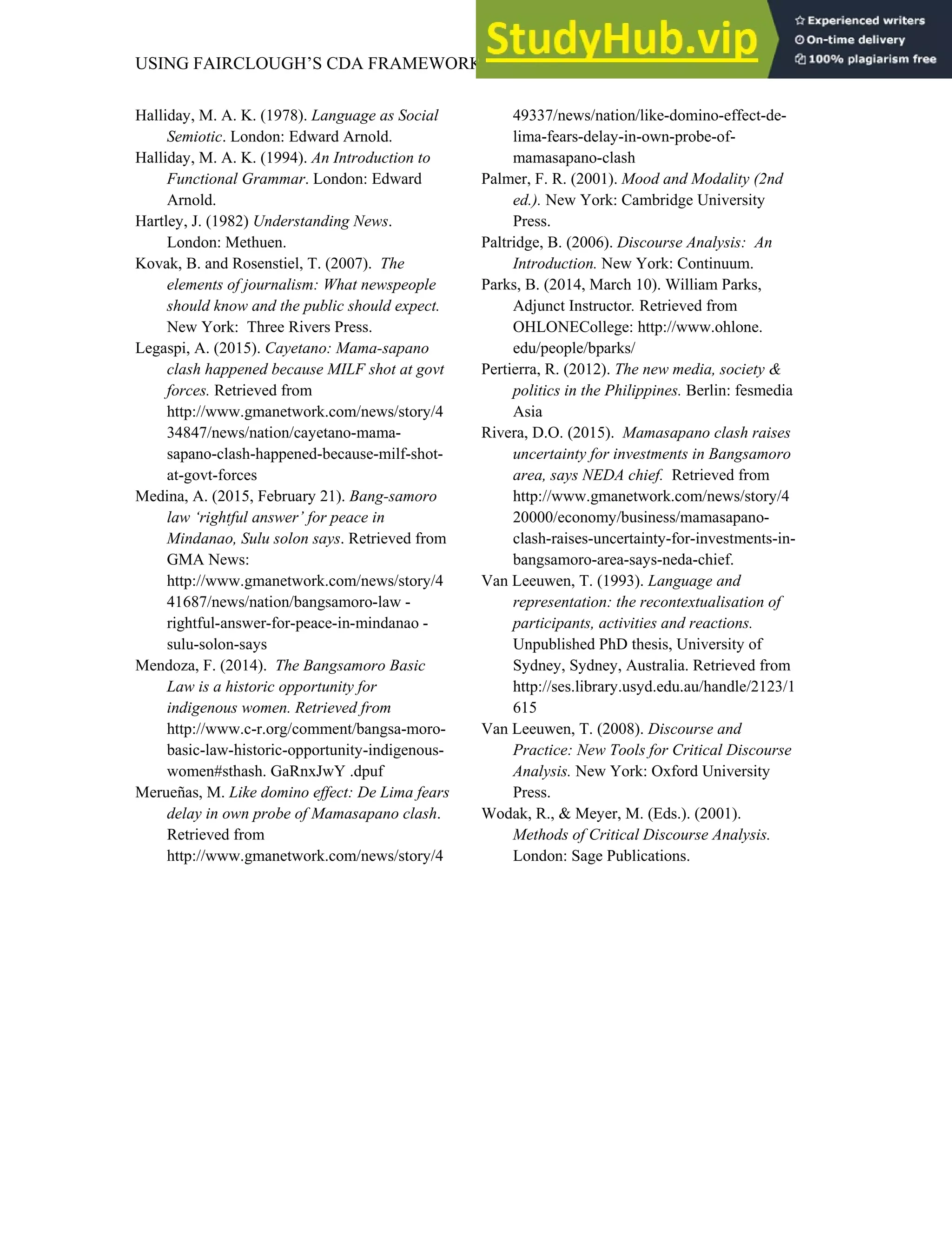 A Demonstrative Analysis Of News Articles Using Fairclough S Critical ...