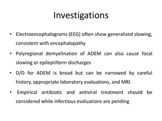 Adems | PPTX | Brain and Nervous System Disorders | Diseases and Conditions