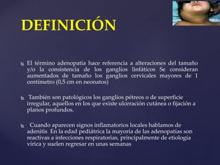 Adenitis Cervical | PPTX