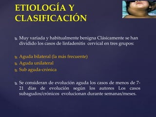 Adenitis Cervical | PPTX
