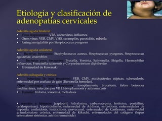 Adenitis Cervical | PPTX