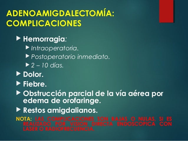 ADENOAMIGDALECTOMIA CON LASER O RADRIOFRECUENCIA-DR. OMAR GONZALES