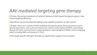 Adeno associated virus mediated cancer gene therapy current status | PPTX