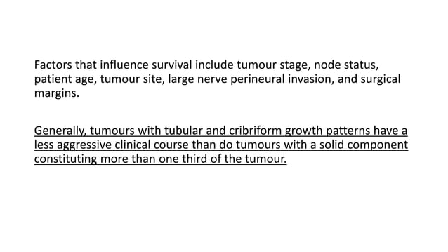 Adenoid Cystic Carcinoma Salivary Gland Ppt