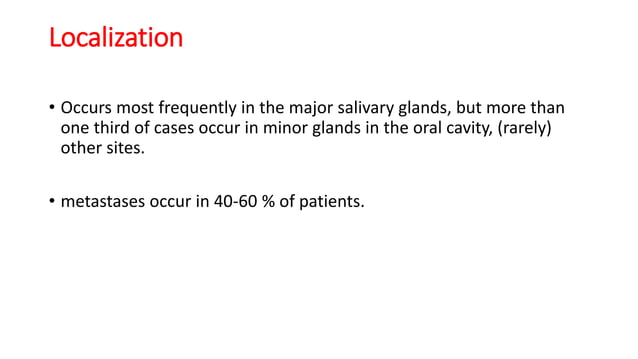 Adenoid cystic carcinoma: salivary gland | PDF
