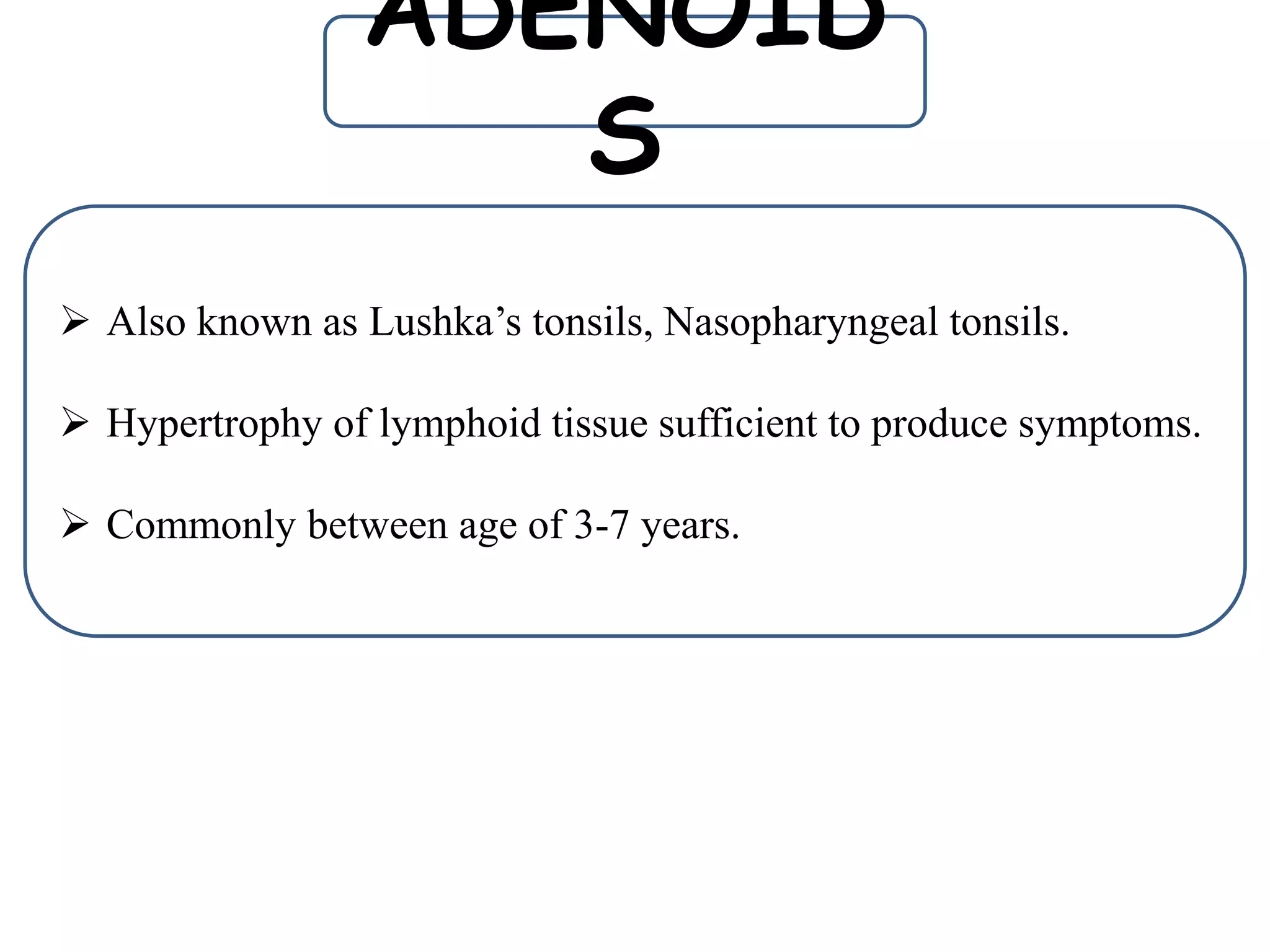 Adenoids | PPTX