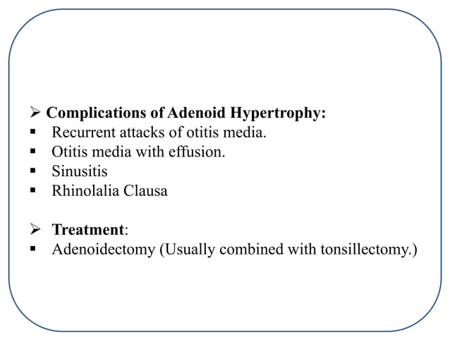 Adenoids | PPTX | Ear, Nose and Throat Conditions | Diseases and Conditions