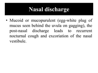 Adenoids.pptx ENT DISEASS OF UPER RESPIRATORY TRACT | PPTX | Ear, Nose ...