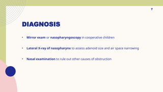 adenoids.presentation ENT - Dhingra textbook | PPTX