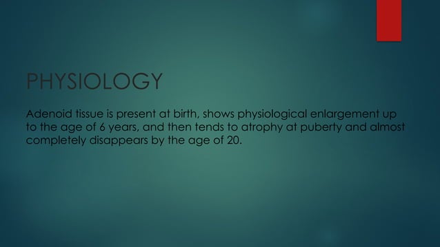 ADENOIDS PPT presentation .pptx education | PPT