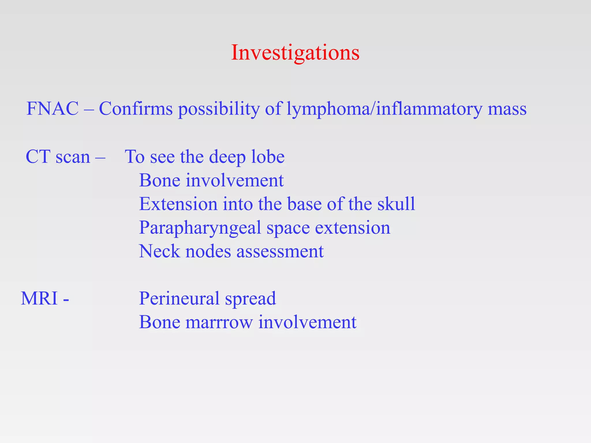 Adenolymphoma and mucoepidermoid tumor of parotid.pptx | Ear, Nose and ...