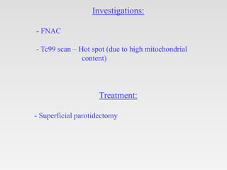 Adenolymphoma and mucoepidermoid tumor of parotid.pptx