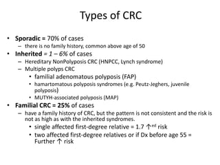 Adenoma to colonic carcinoma transformation | PPT