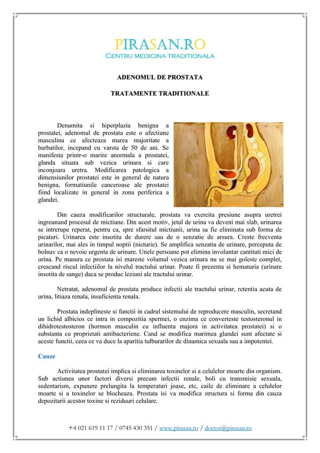 Adenomul de prostata | PDF