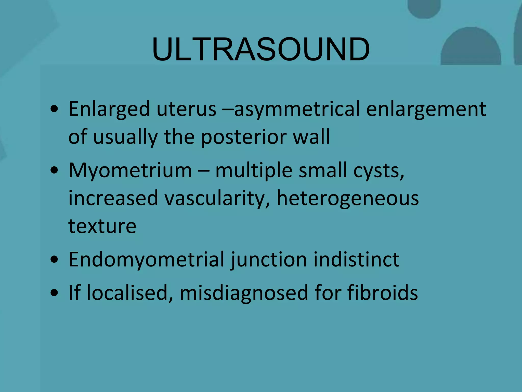 Adenomyosis Ppt