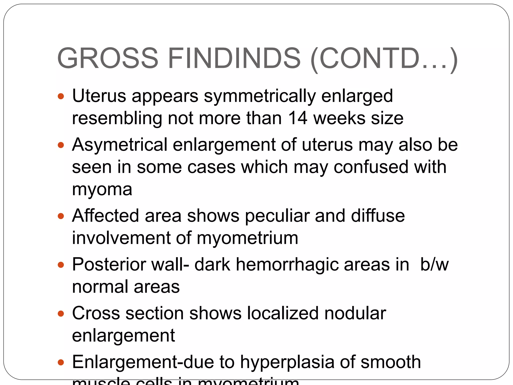 Adenomyosis | PPTX