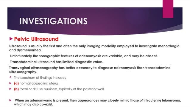 ADENOMYOSIS - endometrial gland and stroma.pptx
