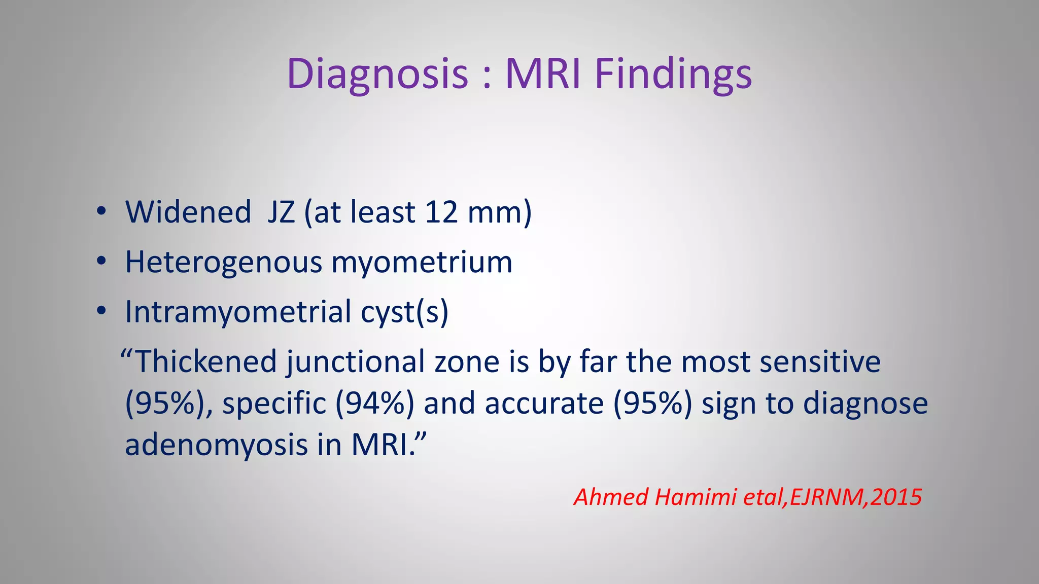 Adenomyosis & Infertility - A Webseries Talk | PPTX | Infertility ...
