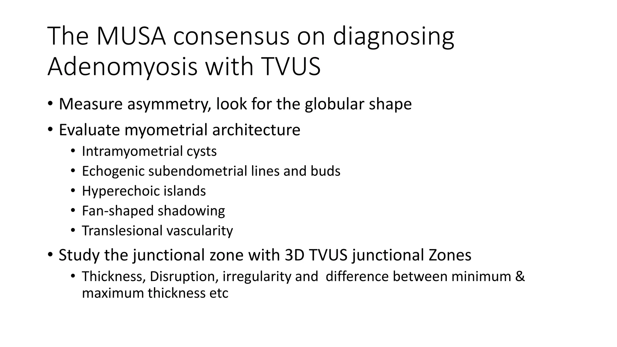Diagnosing adenomyosis .pptx