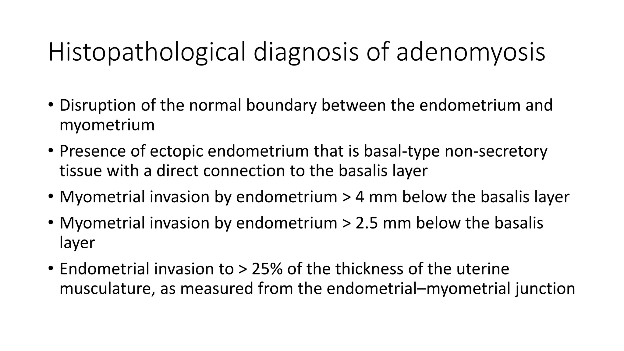 Diagnosing adenomyosis .pptx