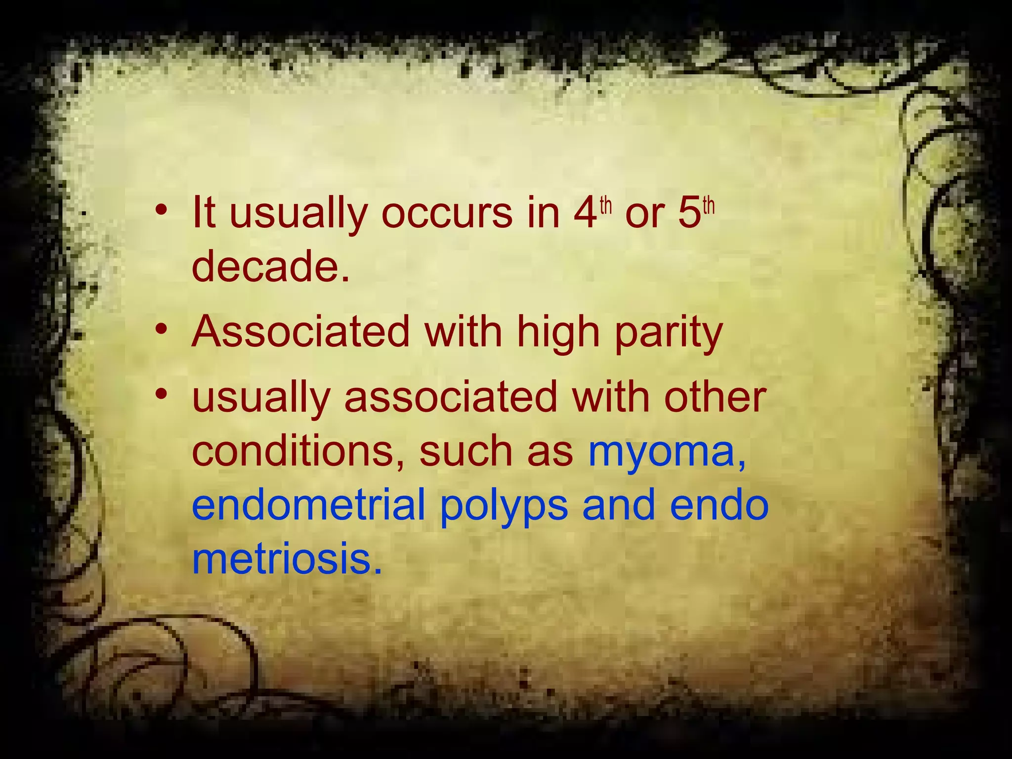 Adenomyosis presentation | PPT