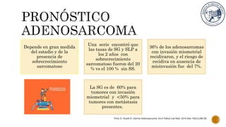 adenosarcoma uterino epidemiología y tratamiento | PPTX