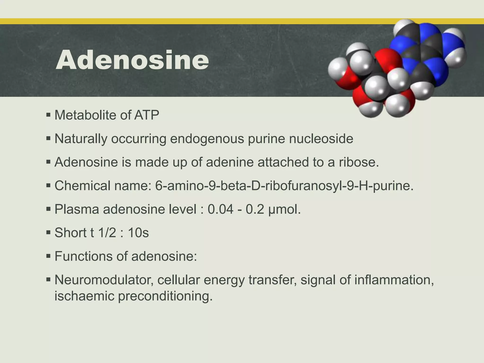Adenosine | PPTX