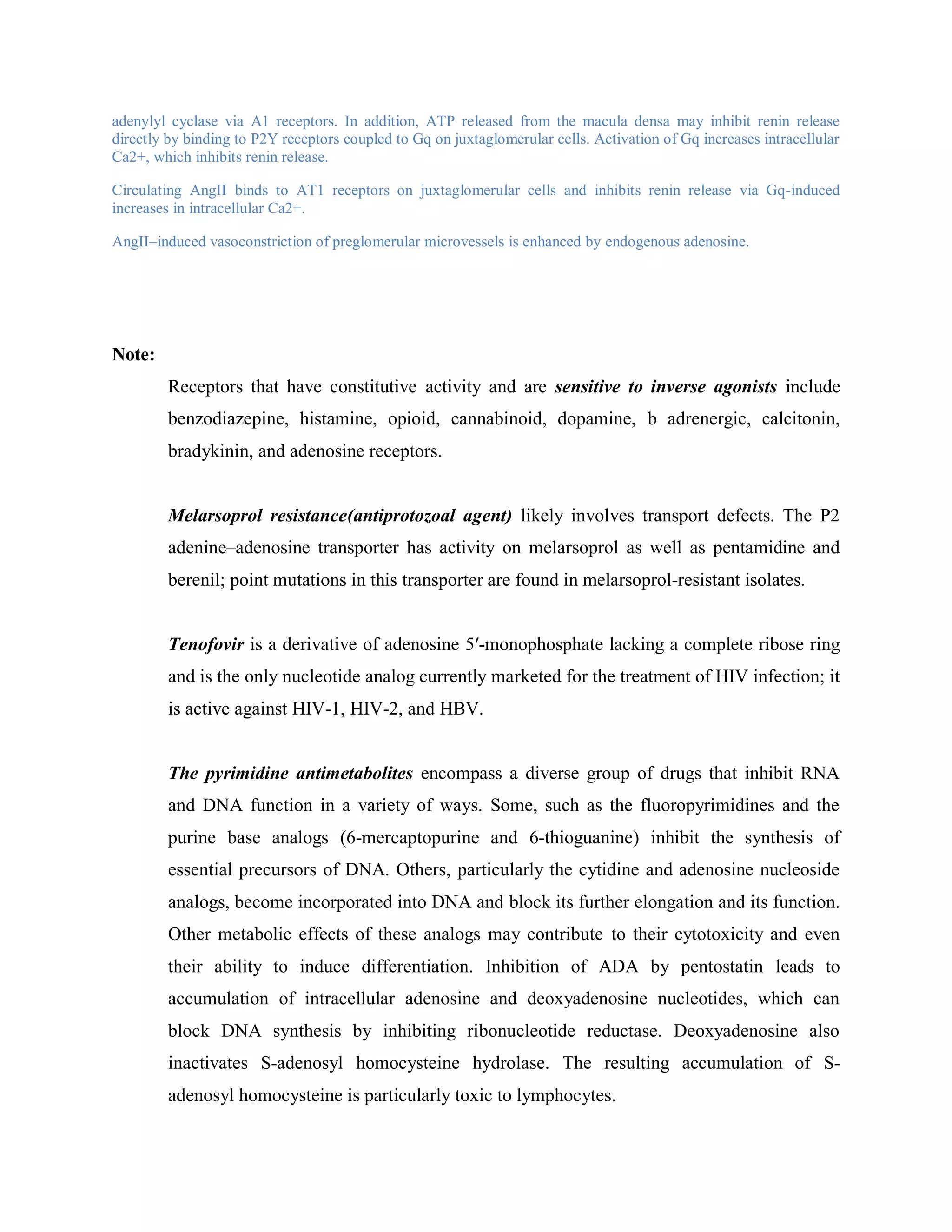 Adenosine | PDF