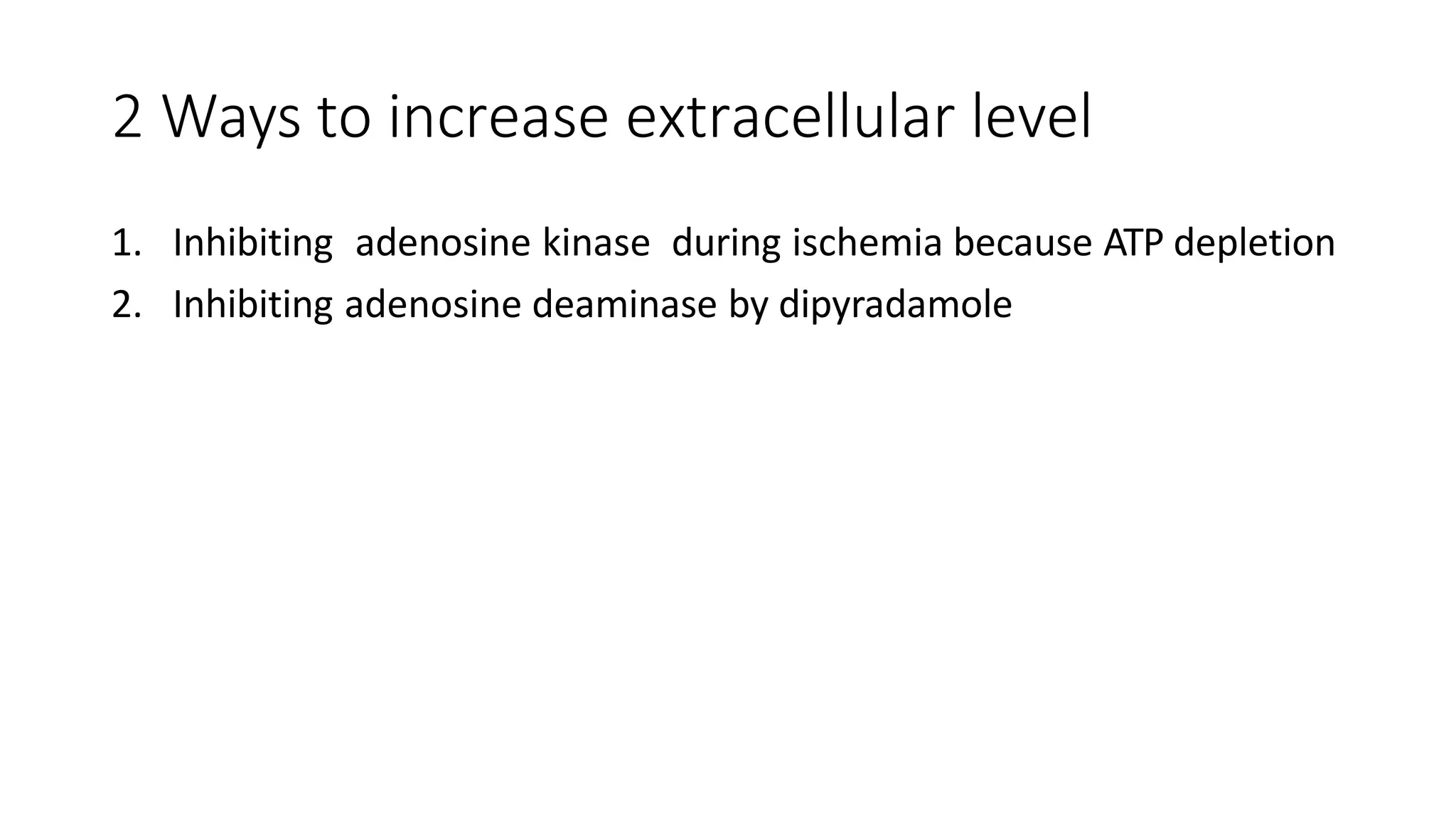 adenosine for casualty and icu patients ppt | PPTX