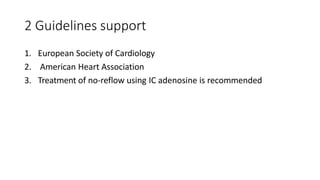 adenosine for casualty and icu patients ppt | PPTX