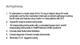 adenosine for casualty and icu patients ppt | PPTX