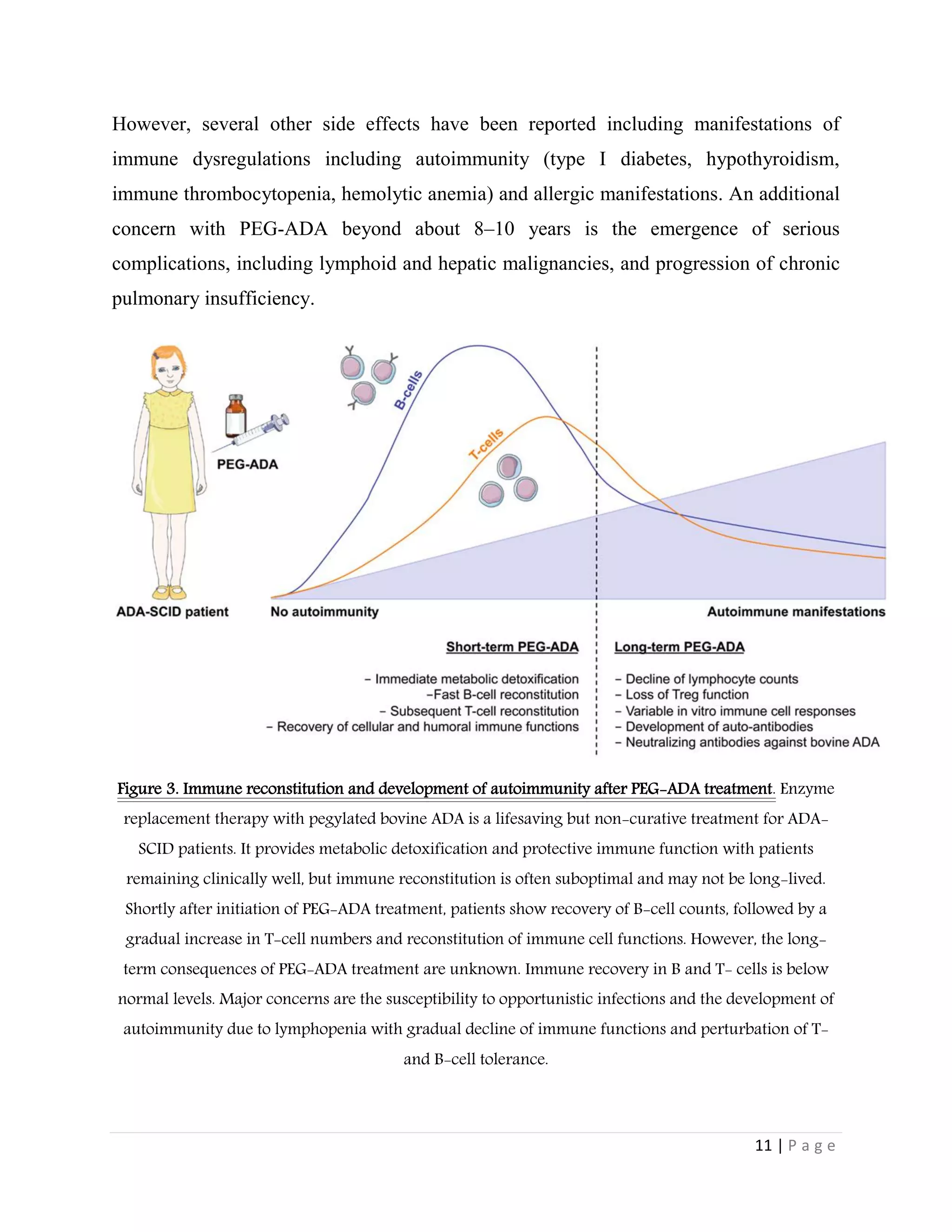 Adenosine deaminase (ADA) Gene Therapy | PDF