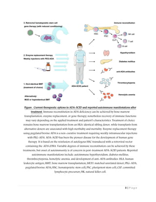 Adenosine deaminase (ADA) Gene Therapy | PDF