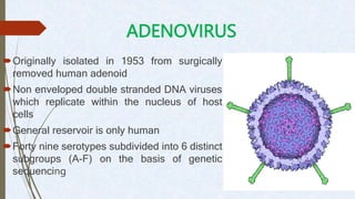 ADENOVIRAL-KERATOCONJUNCTIVITIS NIO&H Residency | PPTX