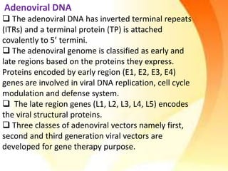 Adenoviral vector | PPTX