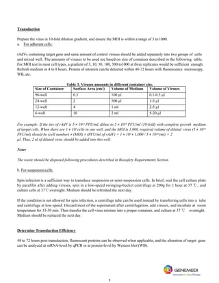 Adenovirus production protocol packaging,concentration and purification ...