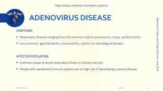 Adenovirus vaccine | PPTX