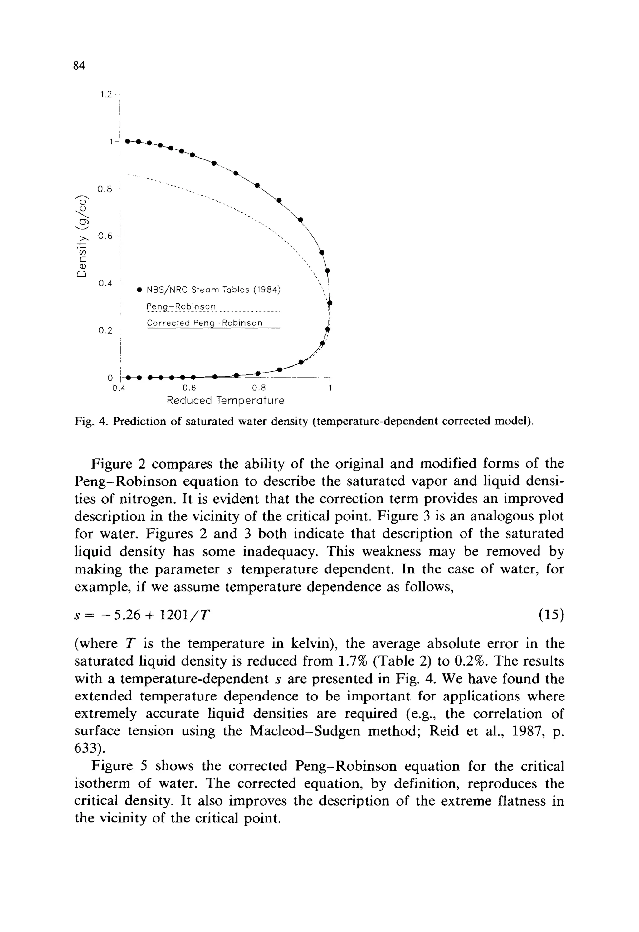 A density correction for the peng robinson equation | PDF