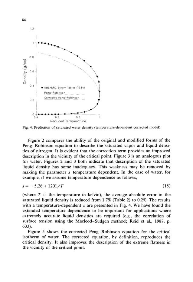 A density correction for the peng robinson equation | PDF | Chemistry ...