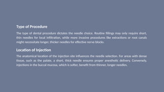 Dental Needle Selection Tips for Dentists : Complete Guide | PPT