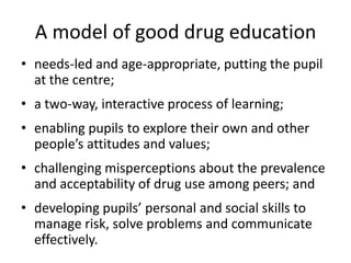 Adepis drug prevention in schools | PPT