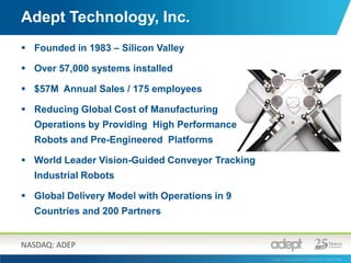 Flexible Feeding Solutions from Adept Technology | PPTX