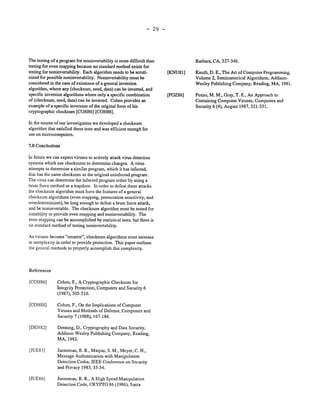 Adequacy of checksum algorithms for computer virus detection | PDF | Programming Languages ...