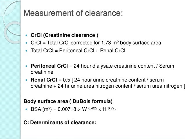 Adequacy of peritoneal dialysis and chronic peritoneal dialysis