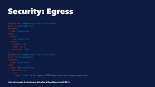 Istio By Example (extended version) | PPT