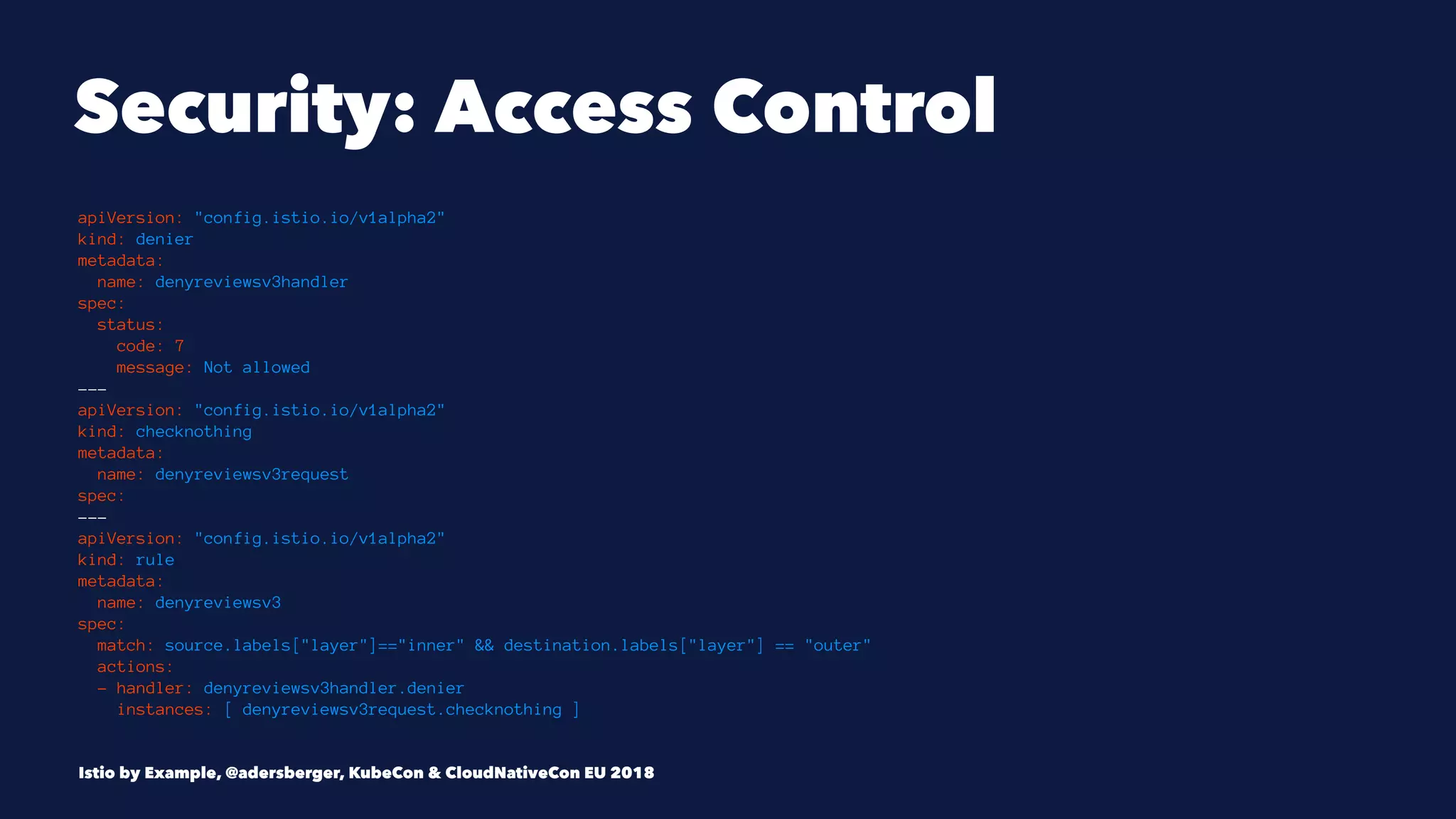 Istio by Example (extended version) | PPT