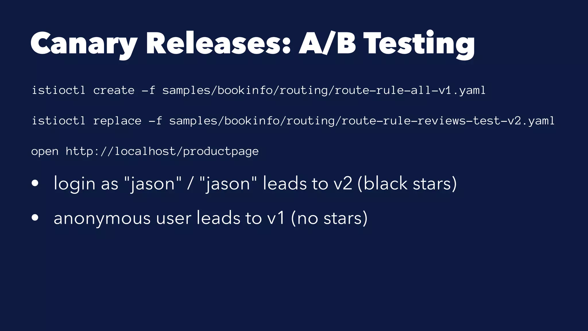 Istio Playground | PPT