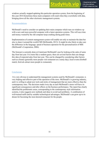 A descriptive analysis of McDonald s Information System..pdf